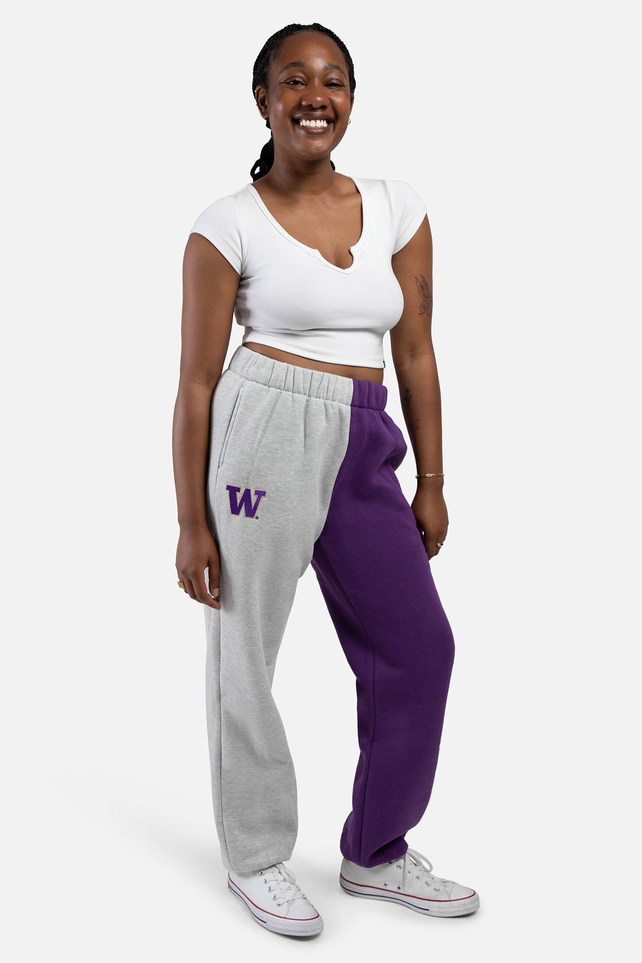 University of Washington Color-Block Sweats