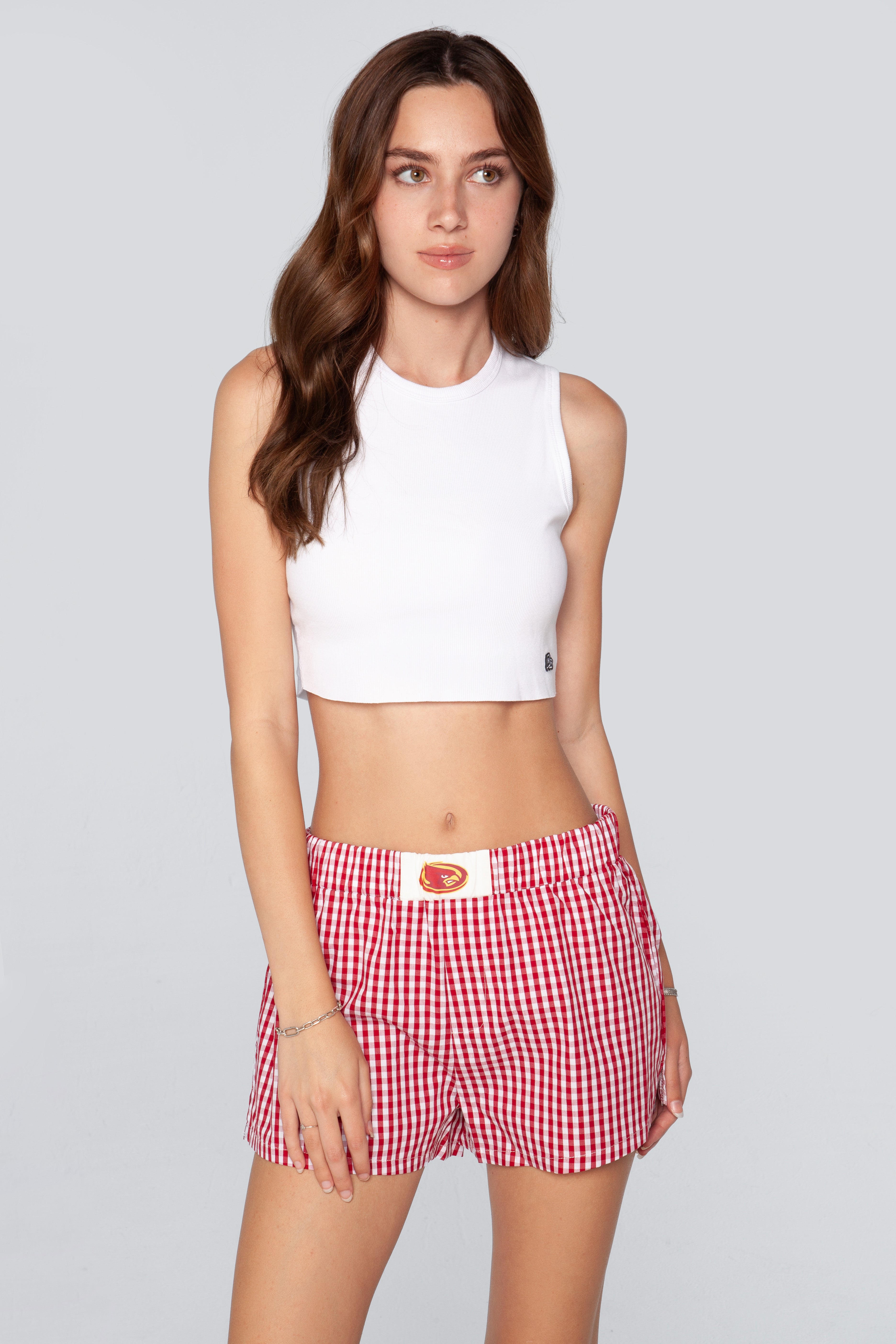 Iowa State University Gameday Gingham Shorts