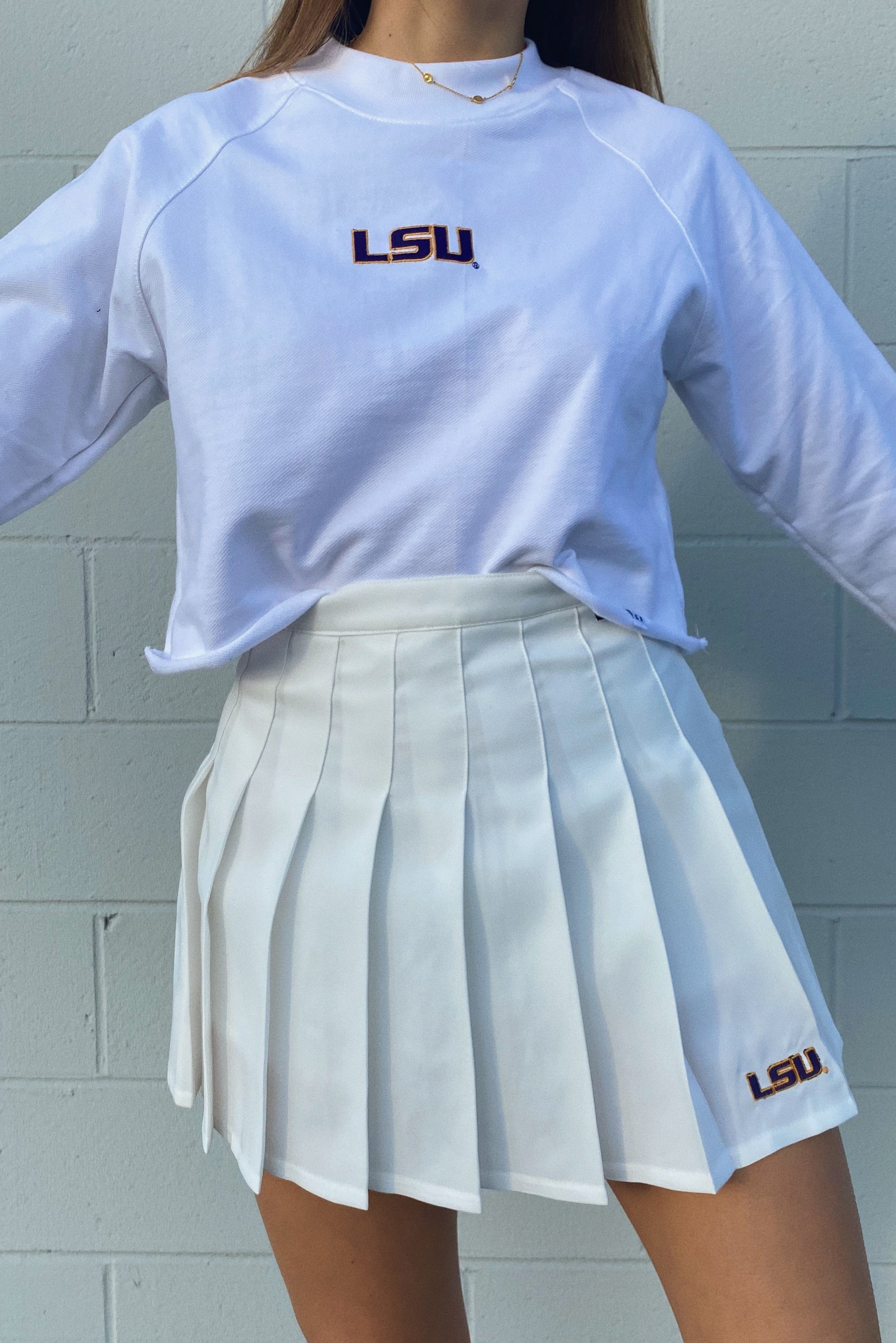 LSU | Custom Women Tennis Skirt | Hype & Vice Apparel